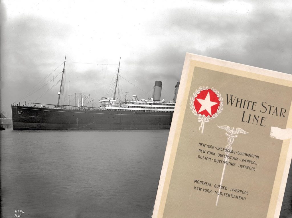 SS Adriatic White Star Line memorabilia at Abbey Books in Paisley ...