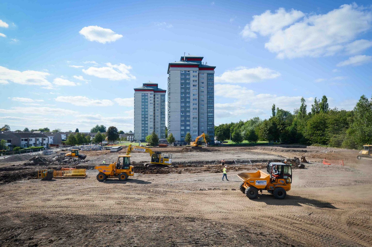 Gallowhill sees work underway to deliver new council housing - Mill ...